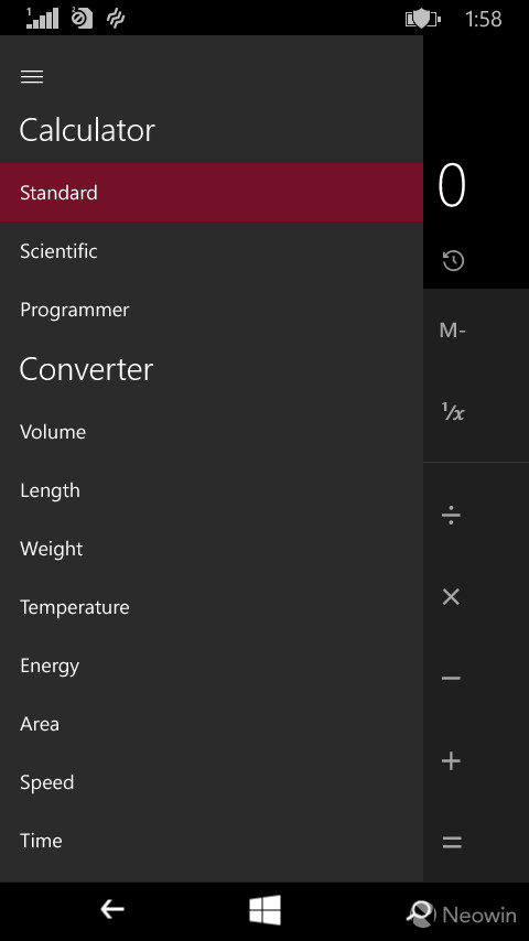 Gallery: A closer look at the redesigned calculator app in Windows 10 ...